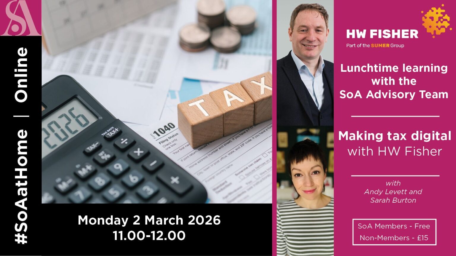 Lunchtime learning with the SoA Advisory Team – Making tax digital with ...